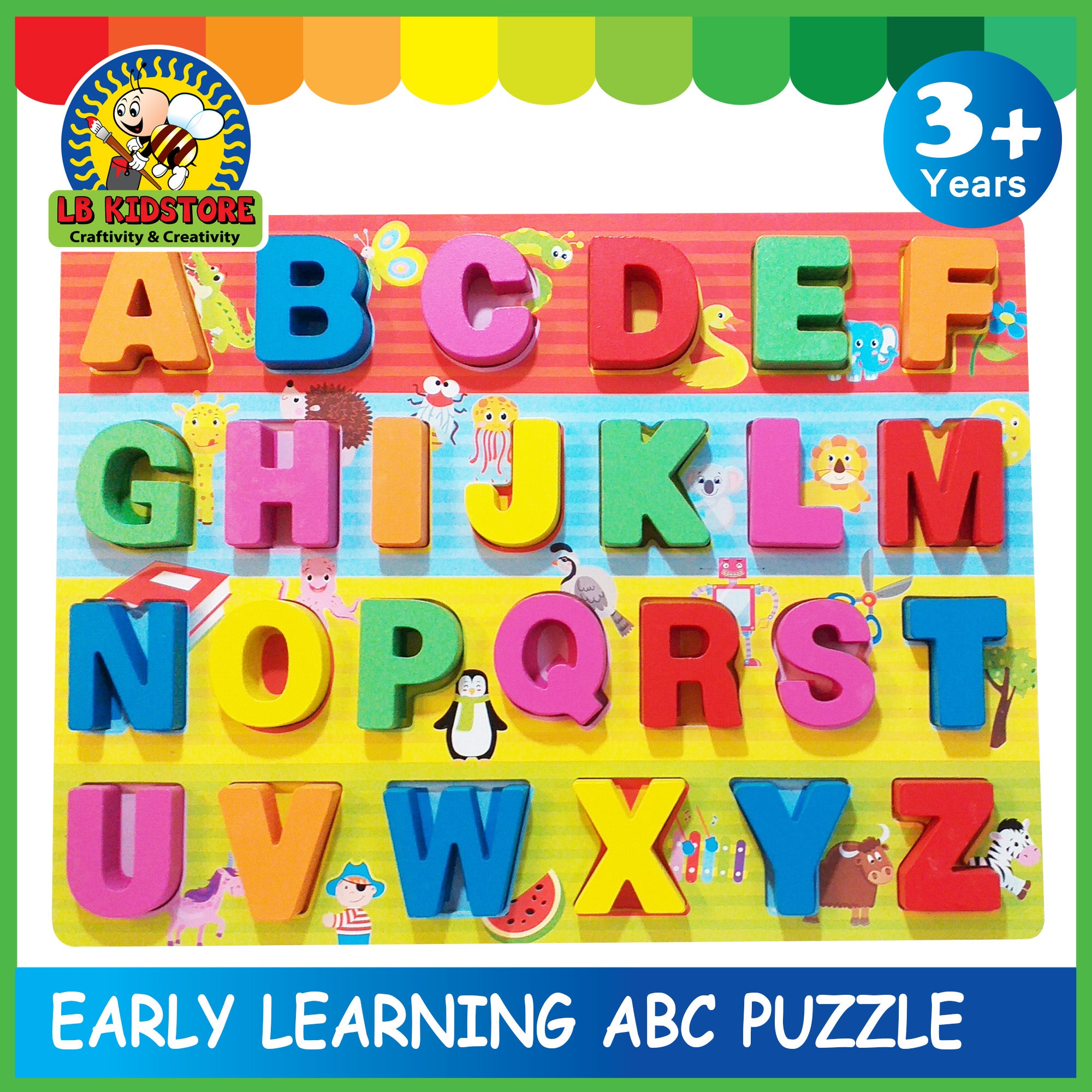 Wooden ABC Puzzle Kids Learning Educational – lbkidsonline