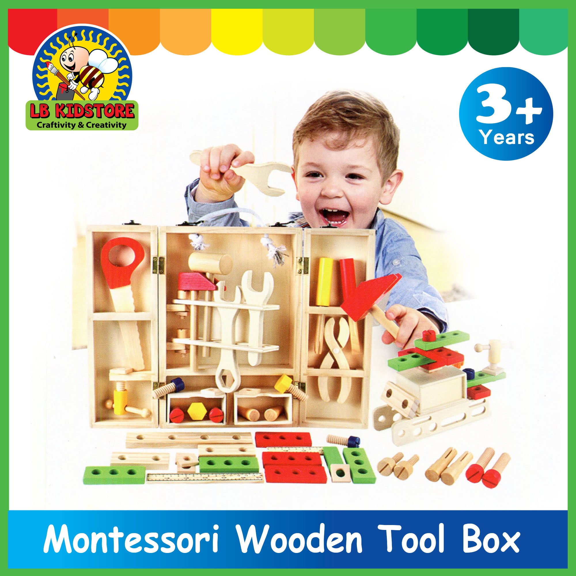 WOODEN TOOL BOX – lbkidsonline
